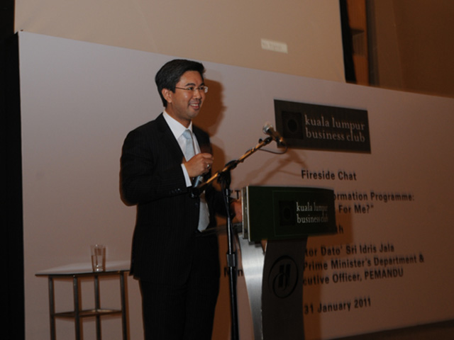 2011 January Chat with Dato Sri Idris Jala – Kuala Lumpur Business Club