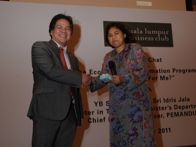 2011 January Chat with Dato Sri Idris Jala – Kuala Lumpur Business Club